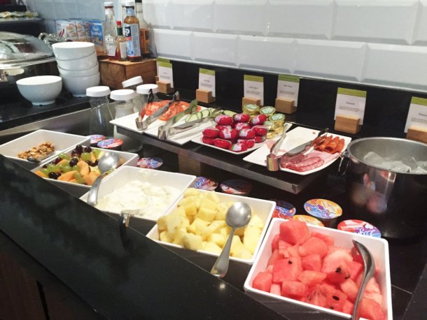 A roof top bar & comfy beds at the Doubletree by Hilton, Tower of London