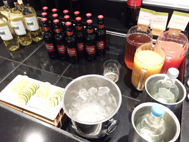 A roof top bar & comfy beds at the Doubletree by Hilton, Tower of London